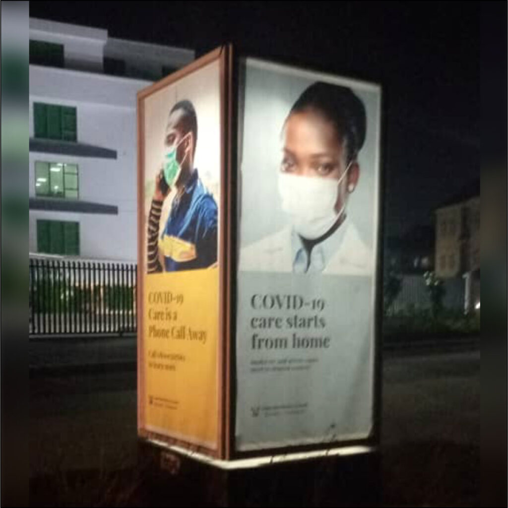 Kwik Tower - Road Pavement Display Advertising Signs in Lagos by KBPM